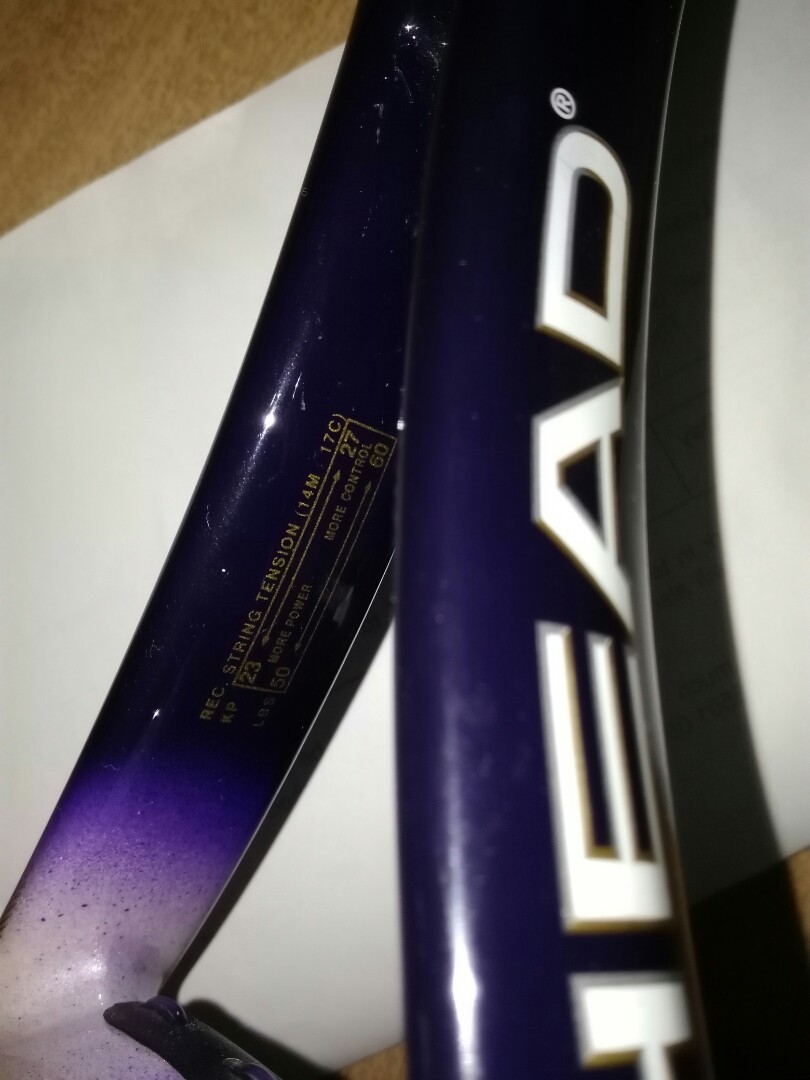 Head Oversize Lady XL Tech Tennis Racquet, Sports Equipment, Sports ...