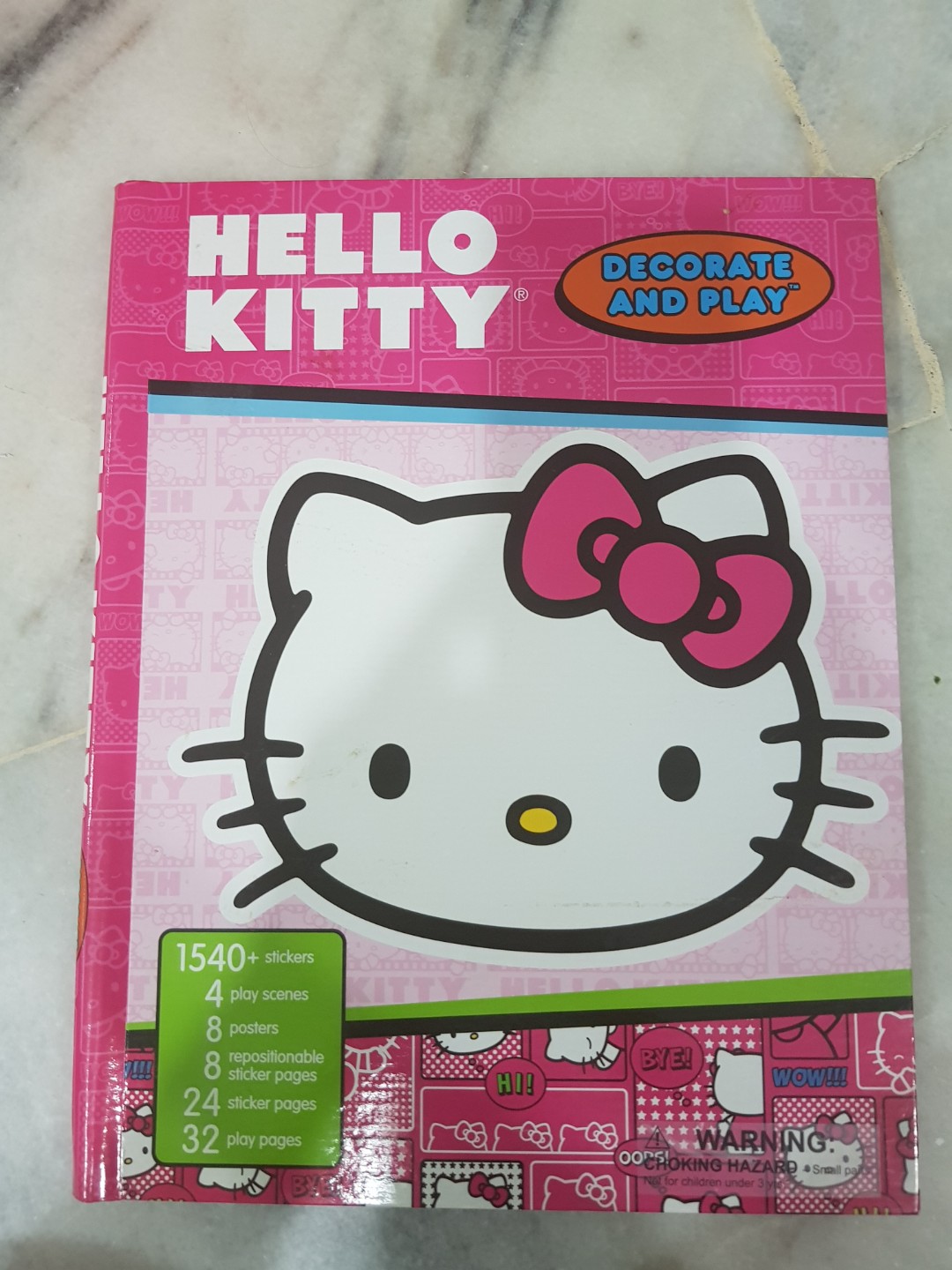 Hello Kitty Sticker book, Hobbies & Toys, Books & Magazines, Children's ...