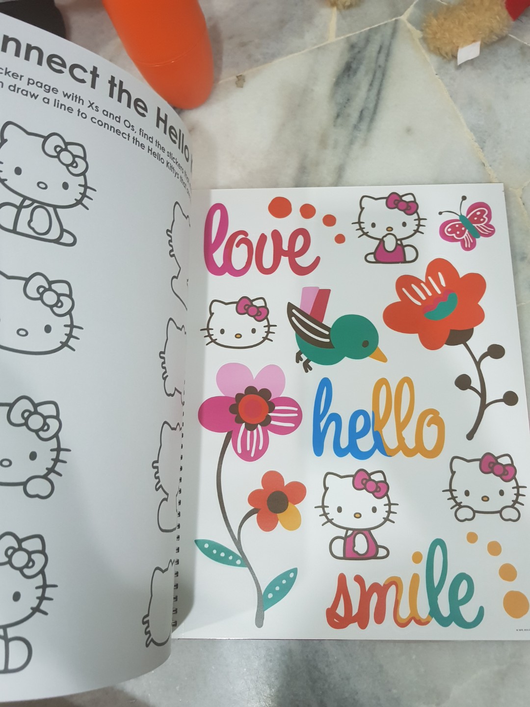 Hello Kitty Sticker book, Hobbies & Toys, Books & Magazines, Children's ...