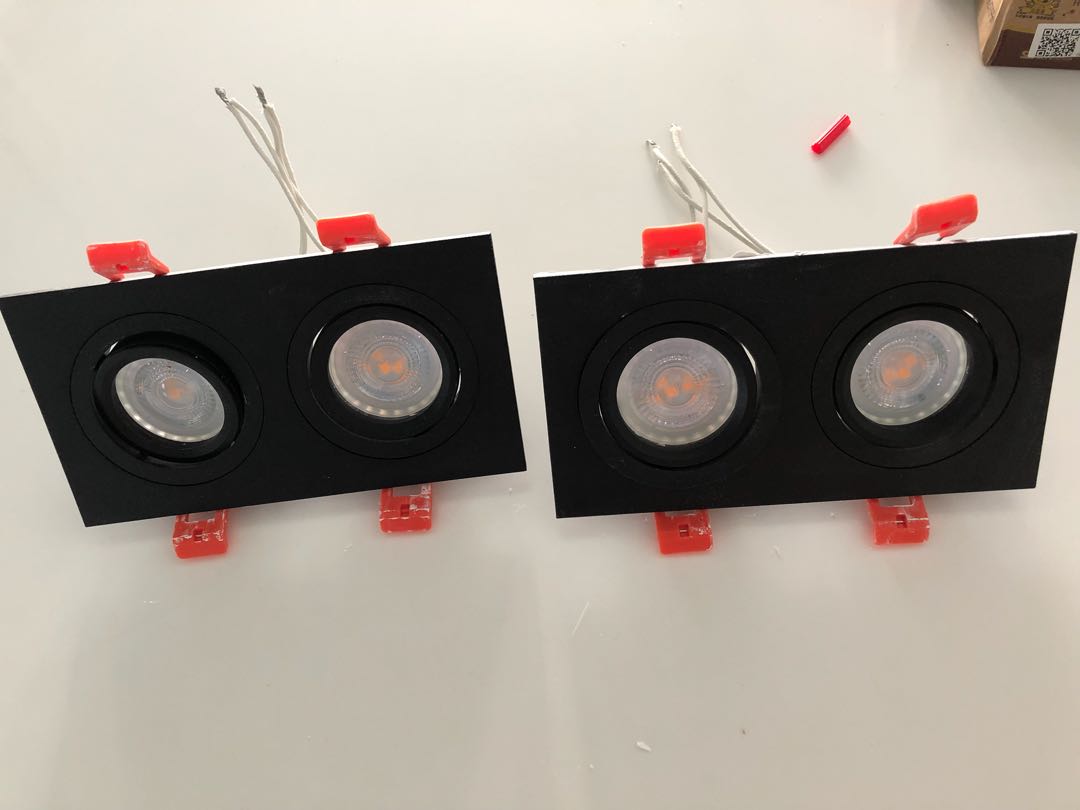 LED double spot light, Furniture, Others on Carousell