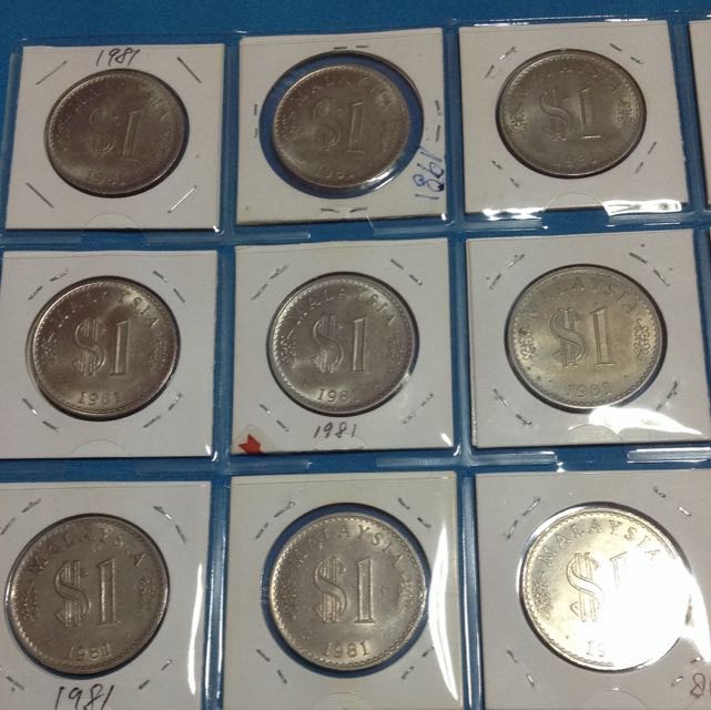 Malaysia Coin $1 Parliament 1981., Hobbies & Toys, Memorabilia ...
