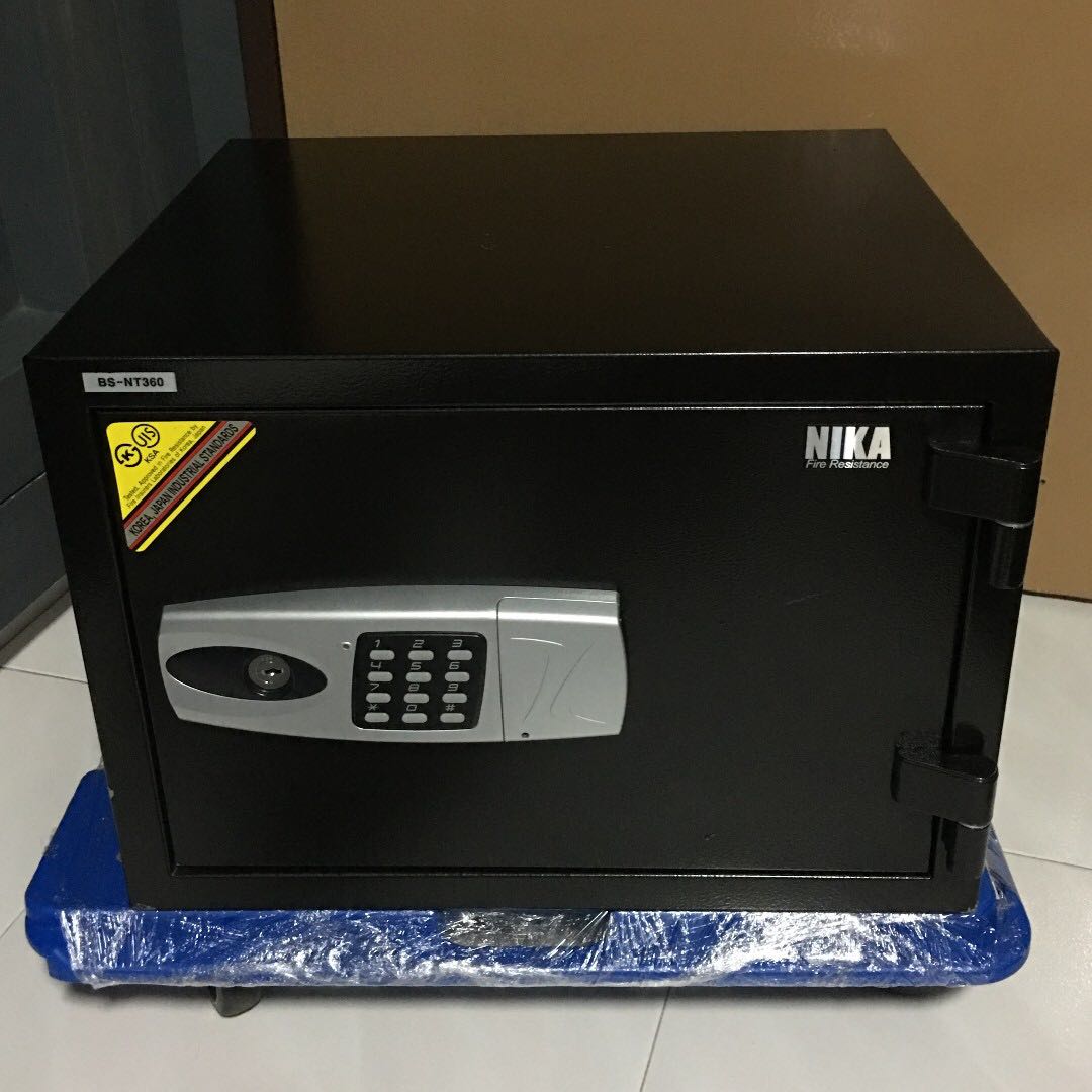 Safe Deposit Box - Nika Fire Resistance Safe NT360, Furniture & Home ...
