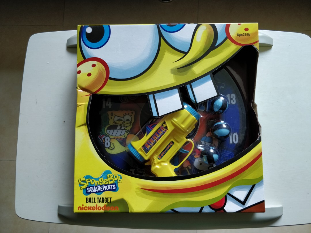 Spongebob Squarepants ball target, 兒童＆孕婦用品, 嬰兒玩具 - Carousell