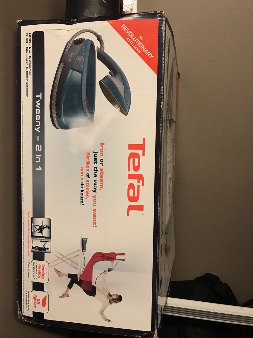 Tefal tweeny 2 in 1 Steam Iron, TV & Home Appliances, Irons & Steamers ...