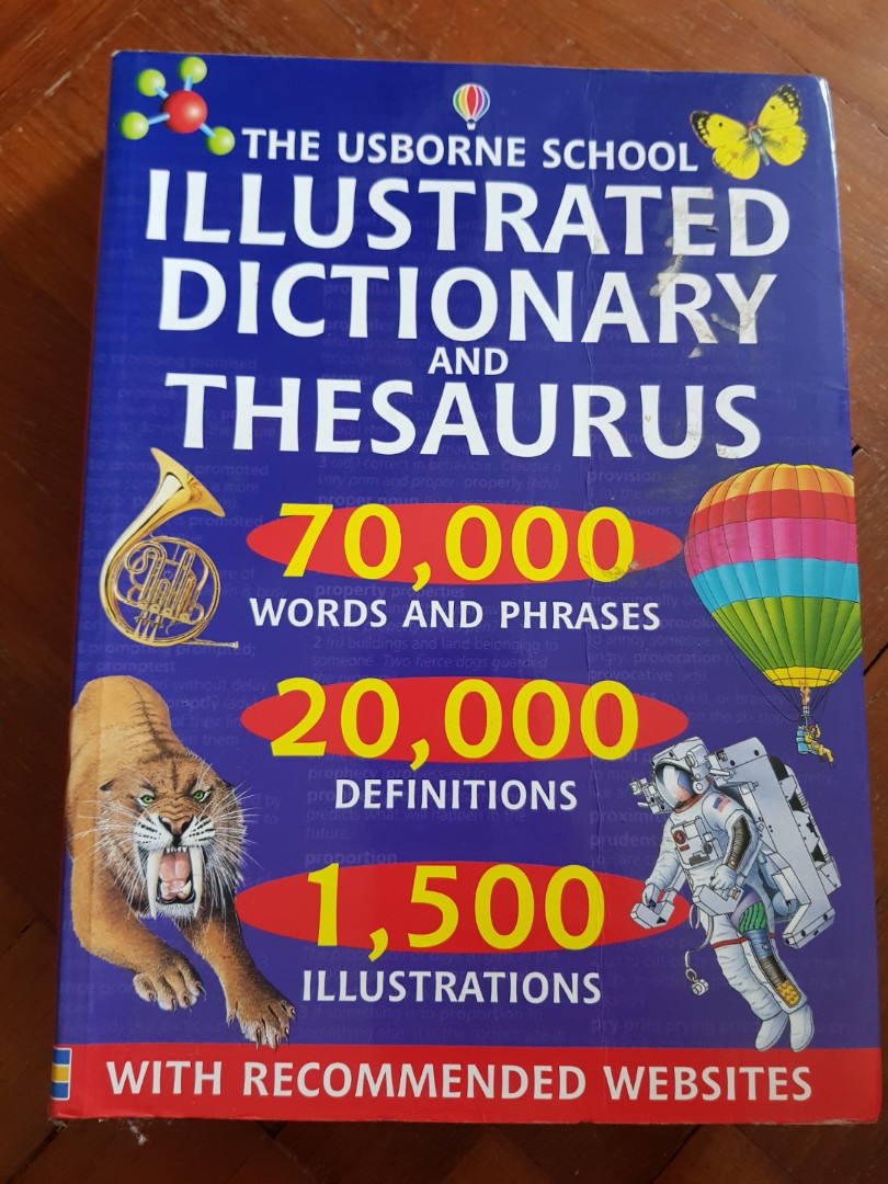 The usborne school illustrated dictionary and thesaurus, Hobbies & Toys ...
