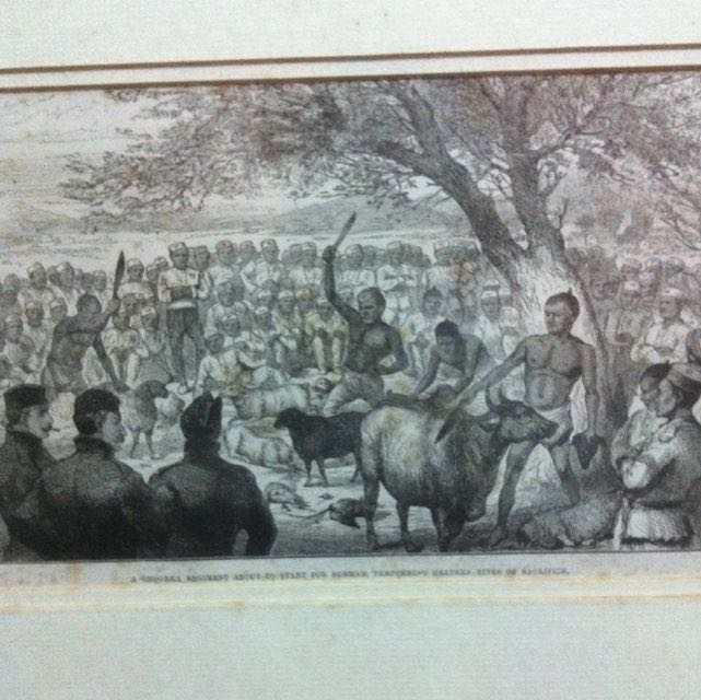 Vintage Picture Of Ghoorka Regiment Performing Heathen Rites Of ...