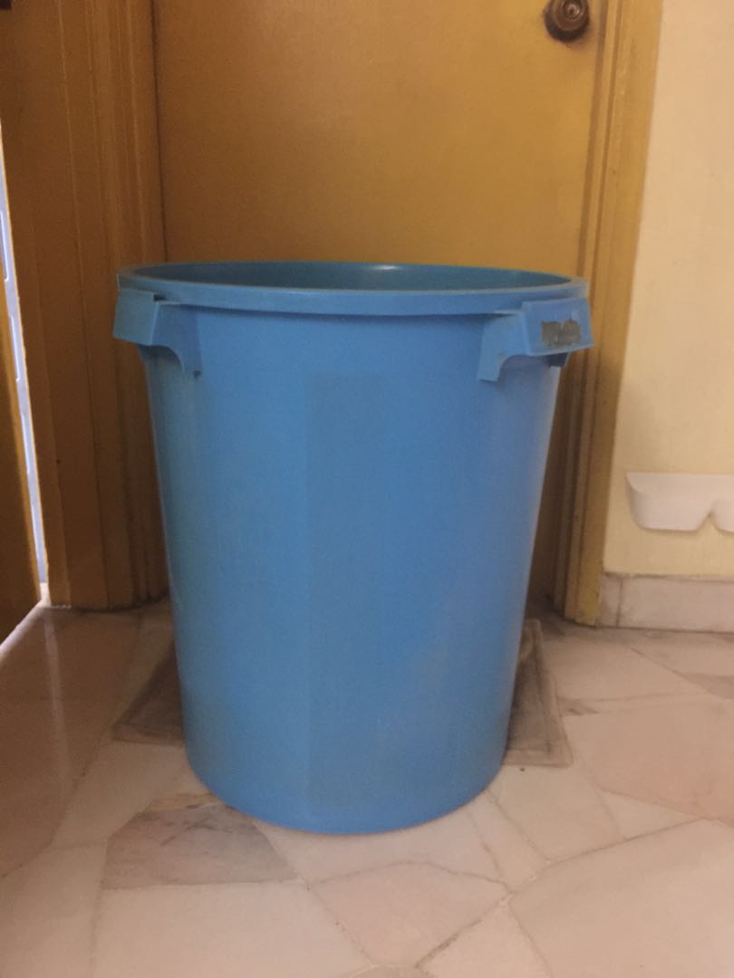 90L large plastic container, Furniture & Home Living, Home Improvement ...
