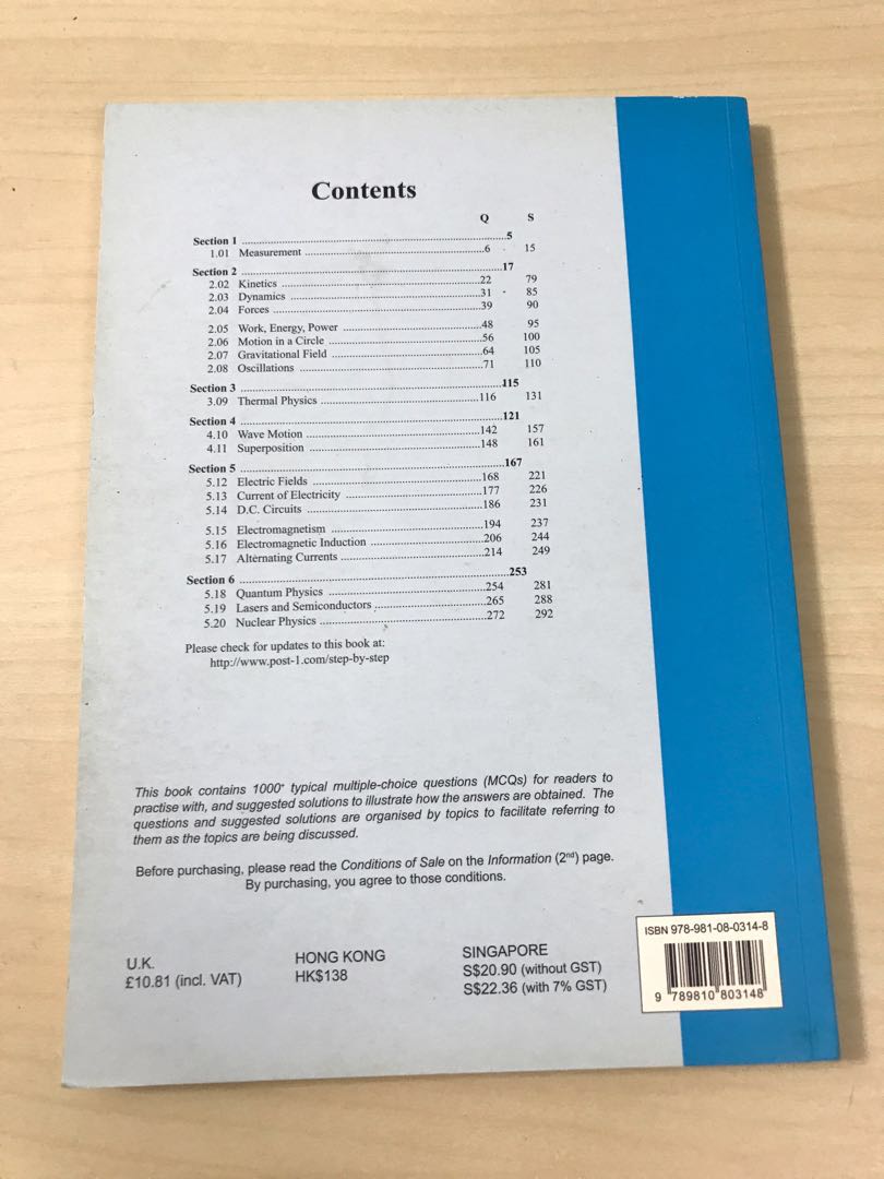 (CS TOH) A LEVEL PRACTICE MCQ PHYSICS, Hobbies & Toys, Books ...