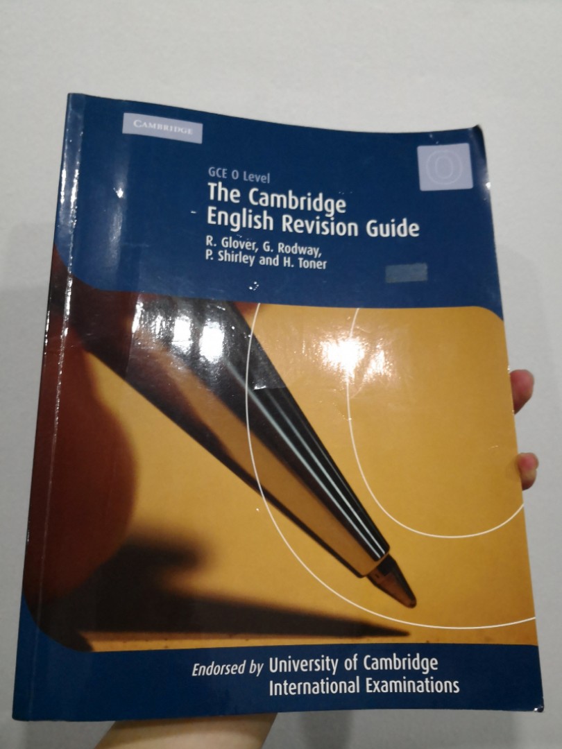GCE 'O' Level The Cambridge English Revision Guide, Hobbies & Toys ...