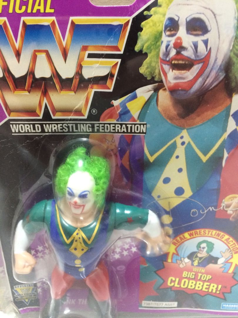 Hasbro WWE WWF Doink the clown, Hobbies & Toys, Toys & Games on Carousell