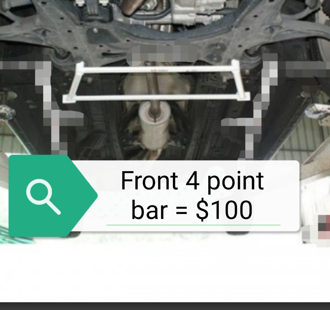 Honda Stream Front Lower 4pt Bar ( UR ), Car Accessories on Carousell
