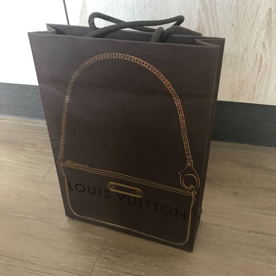 LV paper bag - small, Luxury, Accessories on Carousell