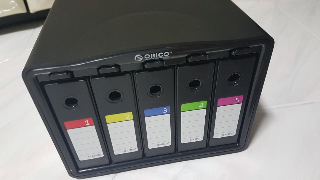Orico 5 Bay 3.5 inch HDD storage enclosure, Computers & Tech, Parts ...