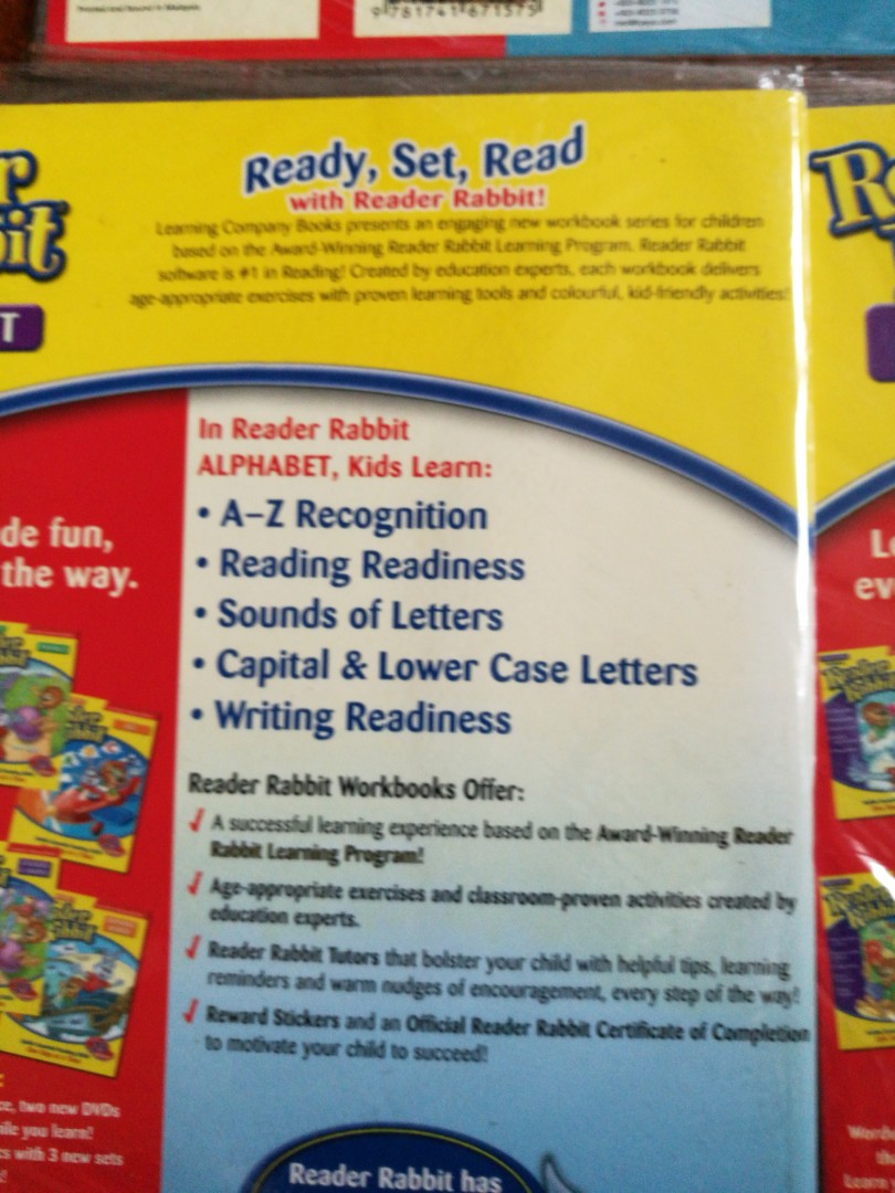 Preschool Reader Rabbit Set, Hobbies & Toys, Books & Magazines ...
