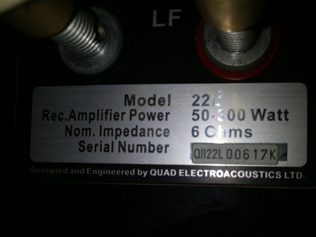 Quad 22L2 Floorstanding Speakers, Audio, Soundbars, Speakers & Amplifiers on Carousell