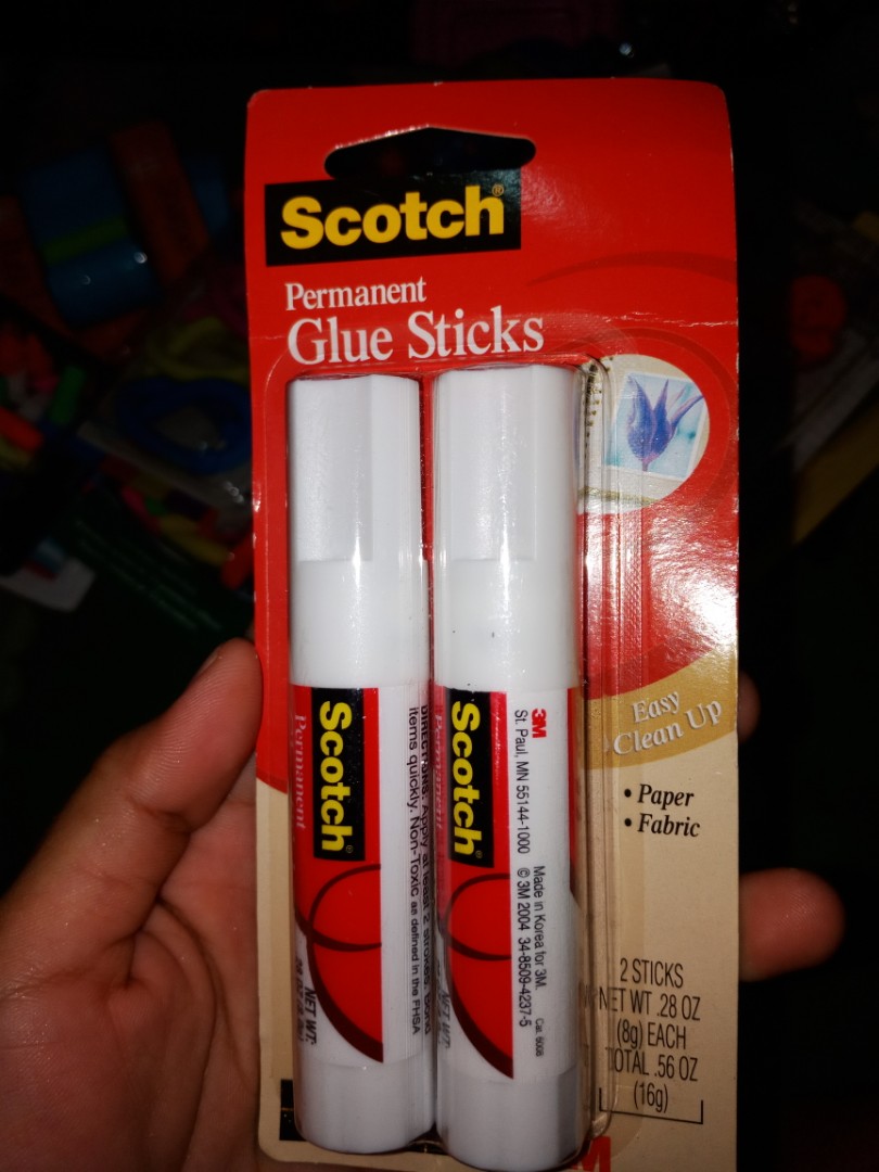 Scotch Permanent Glue Stick, Hobbies & Toys, Stationary & Craft, Craft ...