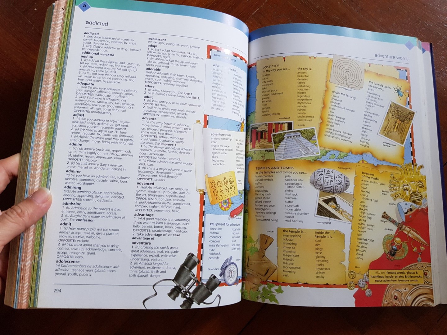 The usborne school illustrated dictionary and thesaurus, Hobbies & Toys ...