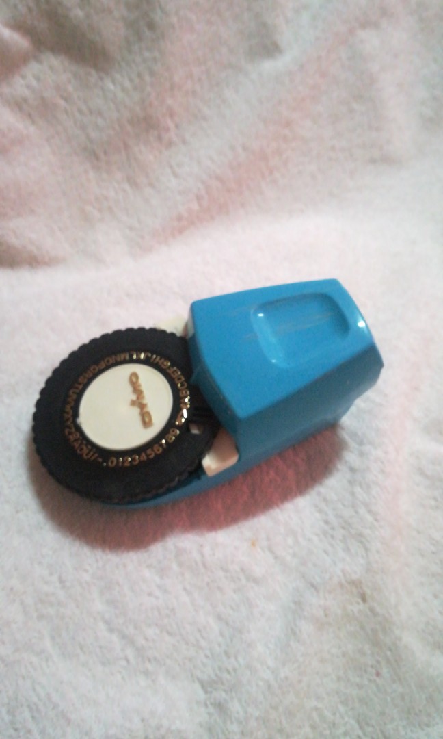 Vintage Dymo Label Maker Machine, Hand Held Embossed Letter and Number ...