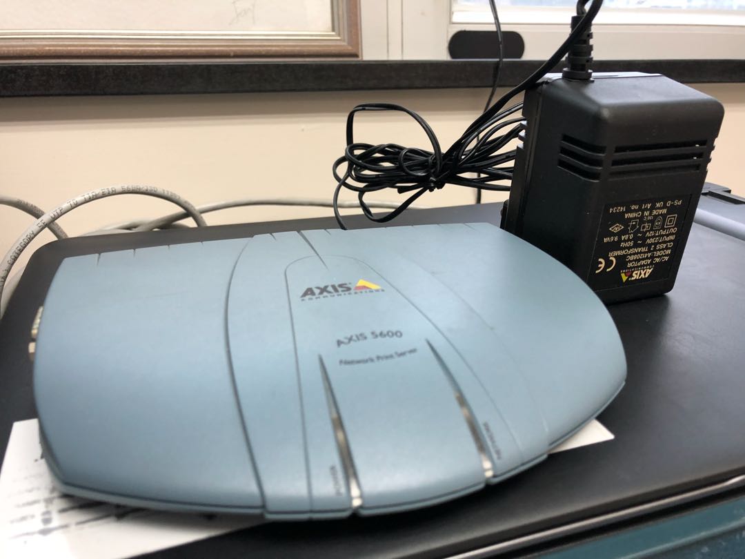 Axis Communications 5600 Network Print Server, 電腦＆科技, 電腦周邊及配件, Wifi及上網 ...
