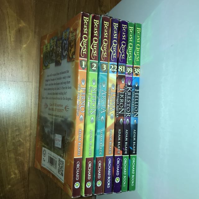 Beast Quest Books 1 Ferno, 2 Sepron, 22 Luna, 81 Tikron, 39 Krestor, 38 ...