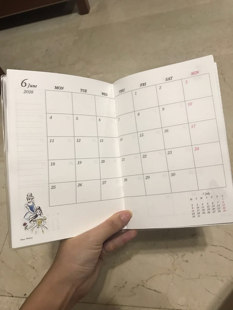 Disney princess schedule book, Hobbies & Toys, Books & Magazines ...