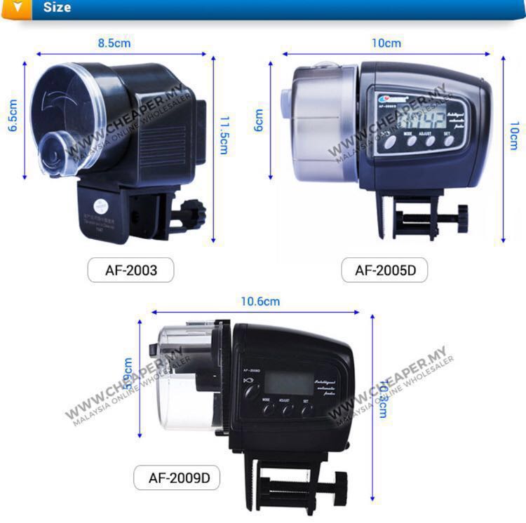 Fish Auto Feeder Machine - 3 Types, Pet Supplies, Homes & Other Pet ...