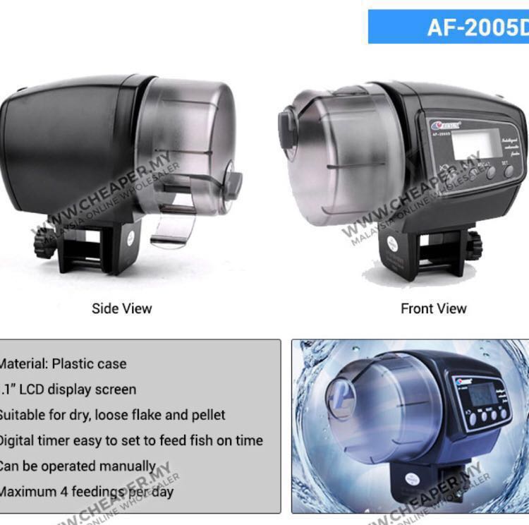 Fish Auto Feeder Machine - 3 Types, Pet Supplies, Homes & Other Pet ...