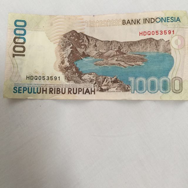 Indonesia Old Note - 10000 Rupiah, Vintage & Collectibles, Currency on ...