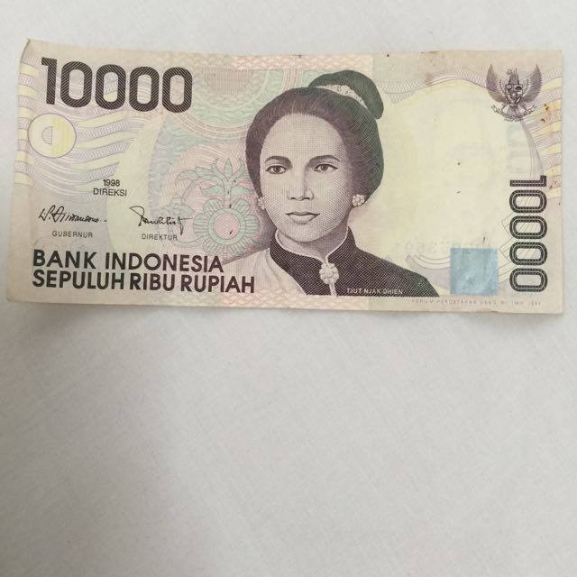 Indonesia Old Note - 10000 Rupiah, Vintage & Collectibles, Currency on ...