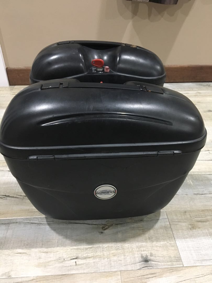 Kappa side panniers, Motorcycles, Motorcycle Accessories on Carousell