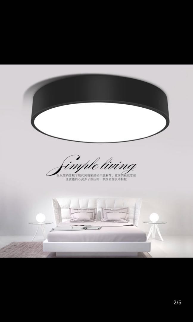 LED ceiling light. Classic style., Furniture, Home Decor on Carousell