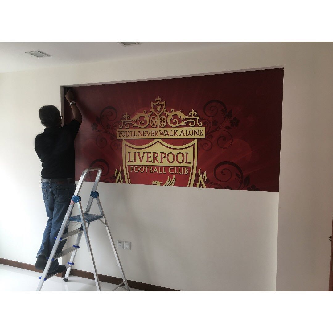 Liverpool Wall Mural, Furniture & Home Living, Home Decor, Wall Decor ...