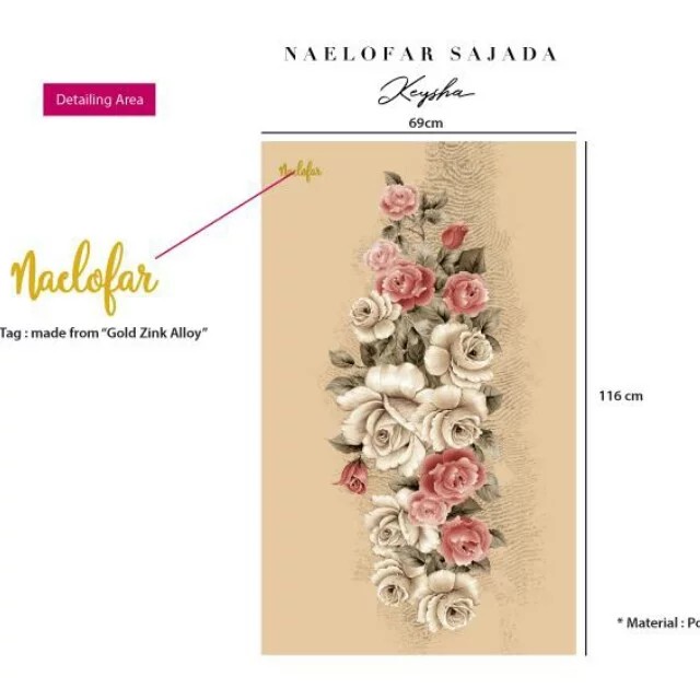 NAELOFAR SEJADAH/ Neelofa Sajada 100% Authenthic in (KEYSHA), Women's ...