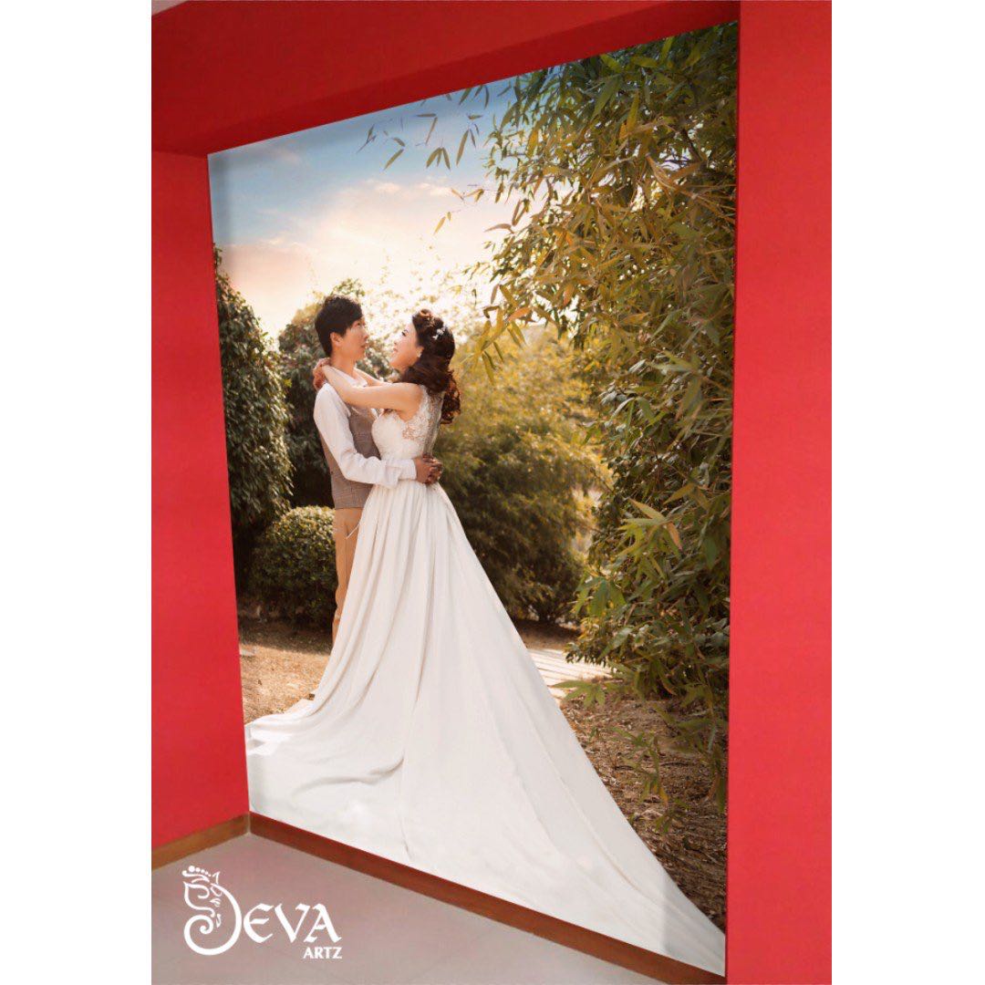 Romantic Couple Wall Murals, Furniture & Home Living, Home Decor, Wall ...