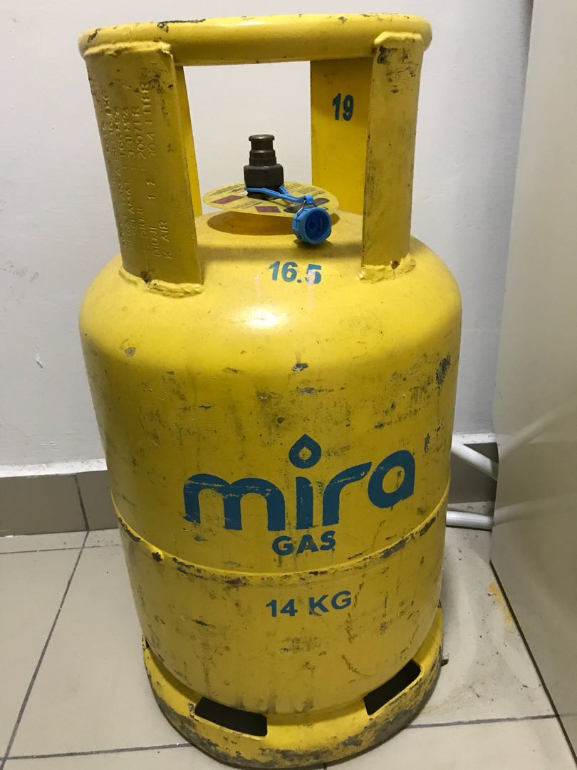 Tong Gas cylinder mira 14kg empty, Furniture & Home Living, Home ...