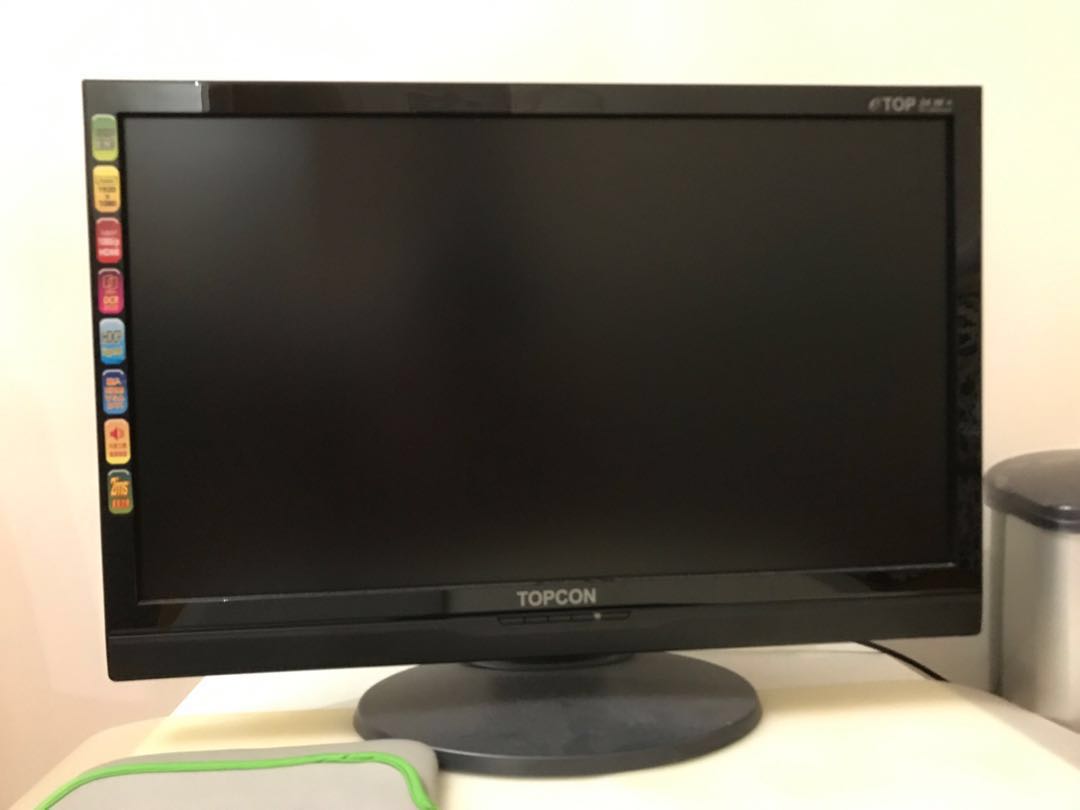 Topcon 24w+ 電腦螢幕mon computer monitor, 電腦＆科技, 電腦周邊及配件, 電子屏幕 - Carousell