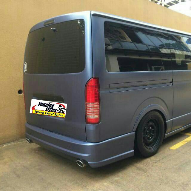 Toyota Hiace Rear Full Bumper, Car Accessories, Accessories on Carousell