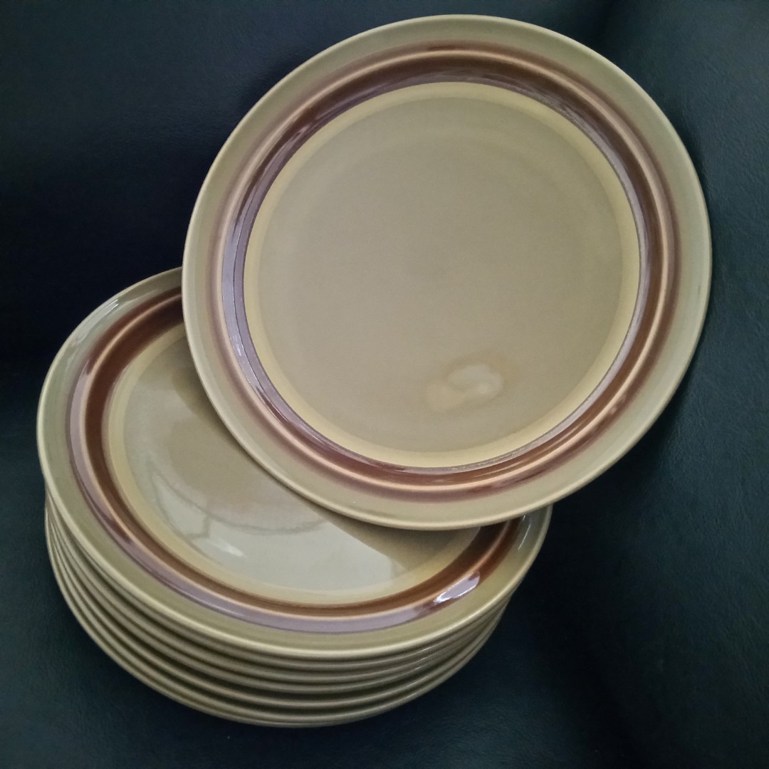 Vintage Noritake Primastone Dinner Plates Set, Furniture & Home Living ...