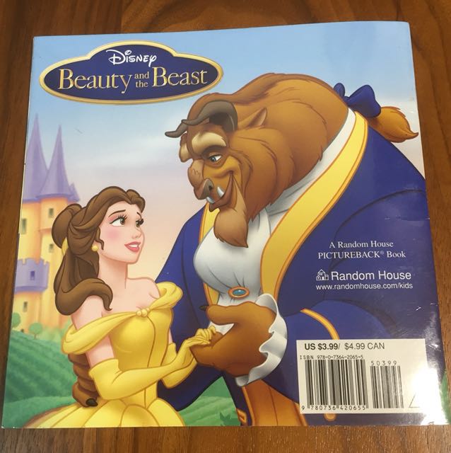 BN Disney Beauty and the Beast Storybook, Hobbies & Toys, Books ...