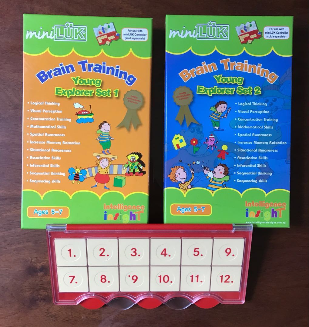 Brain Training - Young Explorer Set 1 & 2, Hobbies & Toys, Books ...