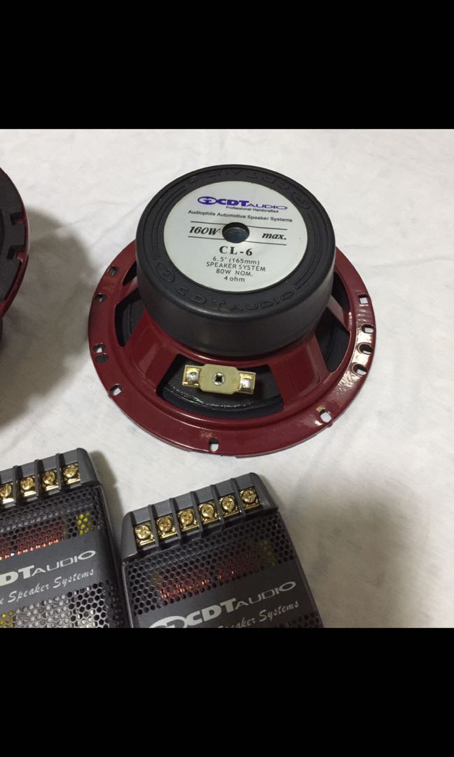 CDT Audio CL-6 6.5” Components Speaker. Car Radio And Audio System, Car ...
