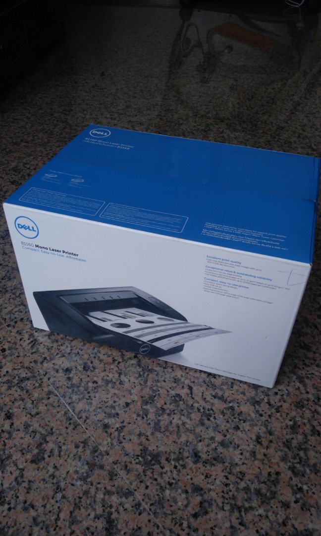 DELL B1160 USB Mono Laser Printer with genuine Toner, Computers & Tech ...