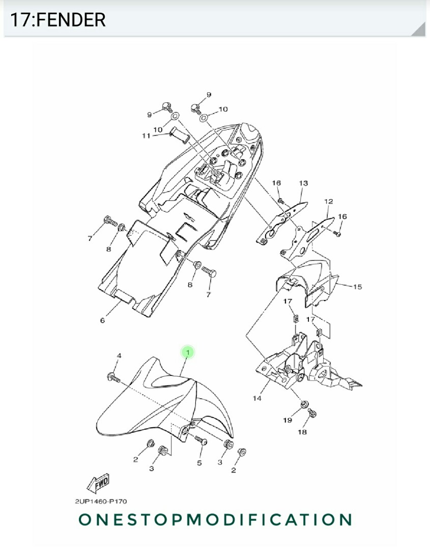 [FZN150] Original Fairing Or Other Parts For Yamaha FZ16 V2 (COVER SET ...