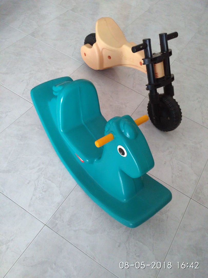 Little tikes rocking horse and y-bike, Babies & Kids, Infant Playtime ...