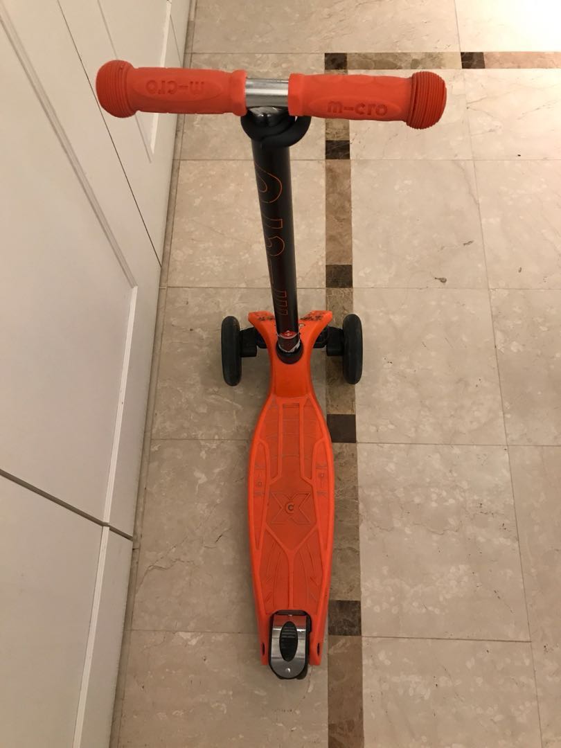 Maxi micro scooter with T-bar (Orange), Sports Equipment, PMDs, E ...