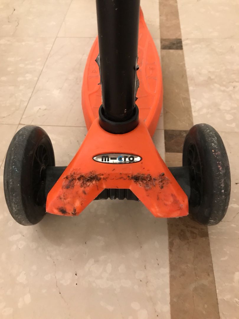Maxi micro scooter with T-bar (Orange), Sports Equipment, PMDs, E ...