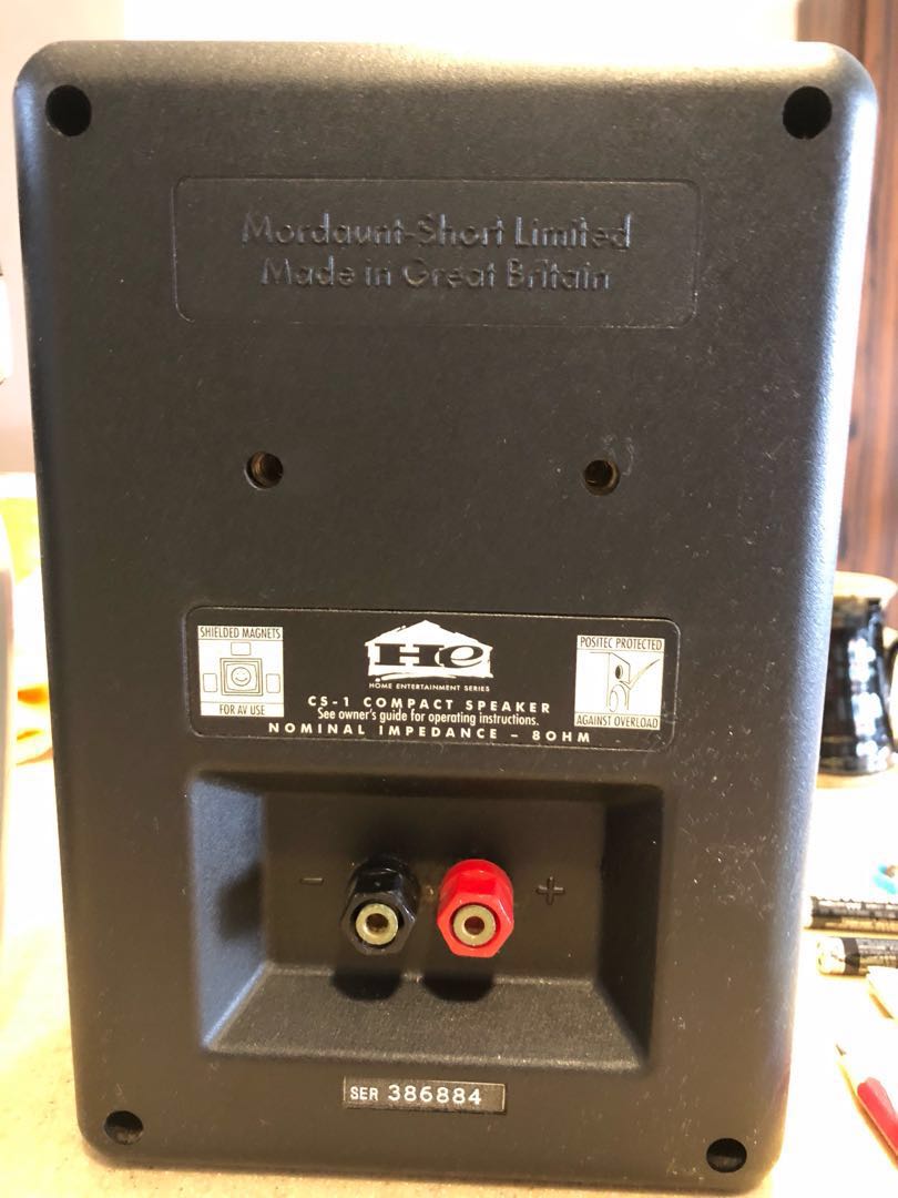 Mordaunt-Short CS-1 Compact Speaker, Audio, Soundbars, Speakers ...