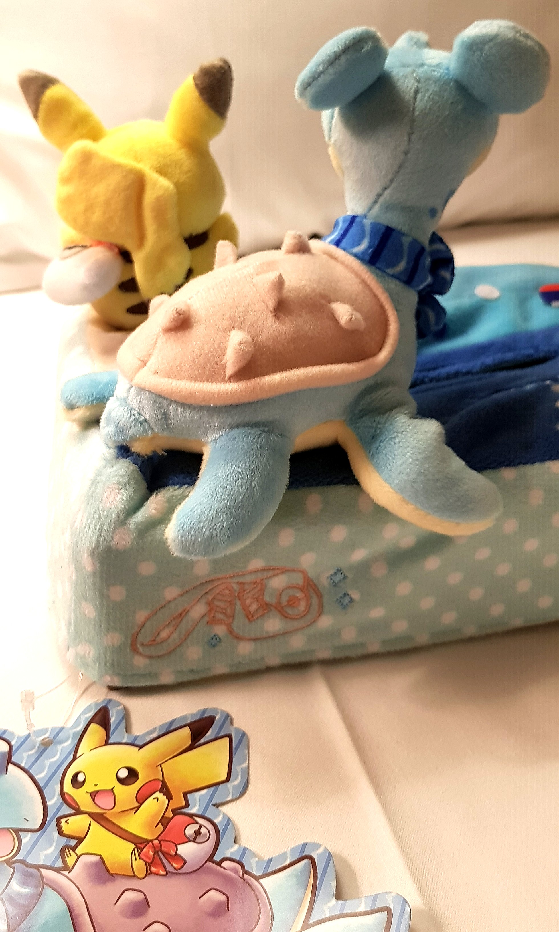 Pikachu Lapras limited edition tissue box pokemon, Furniture & Home ...