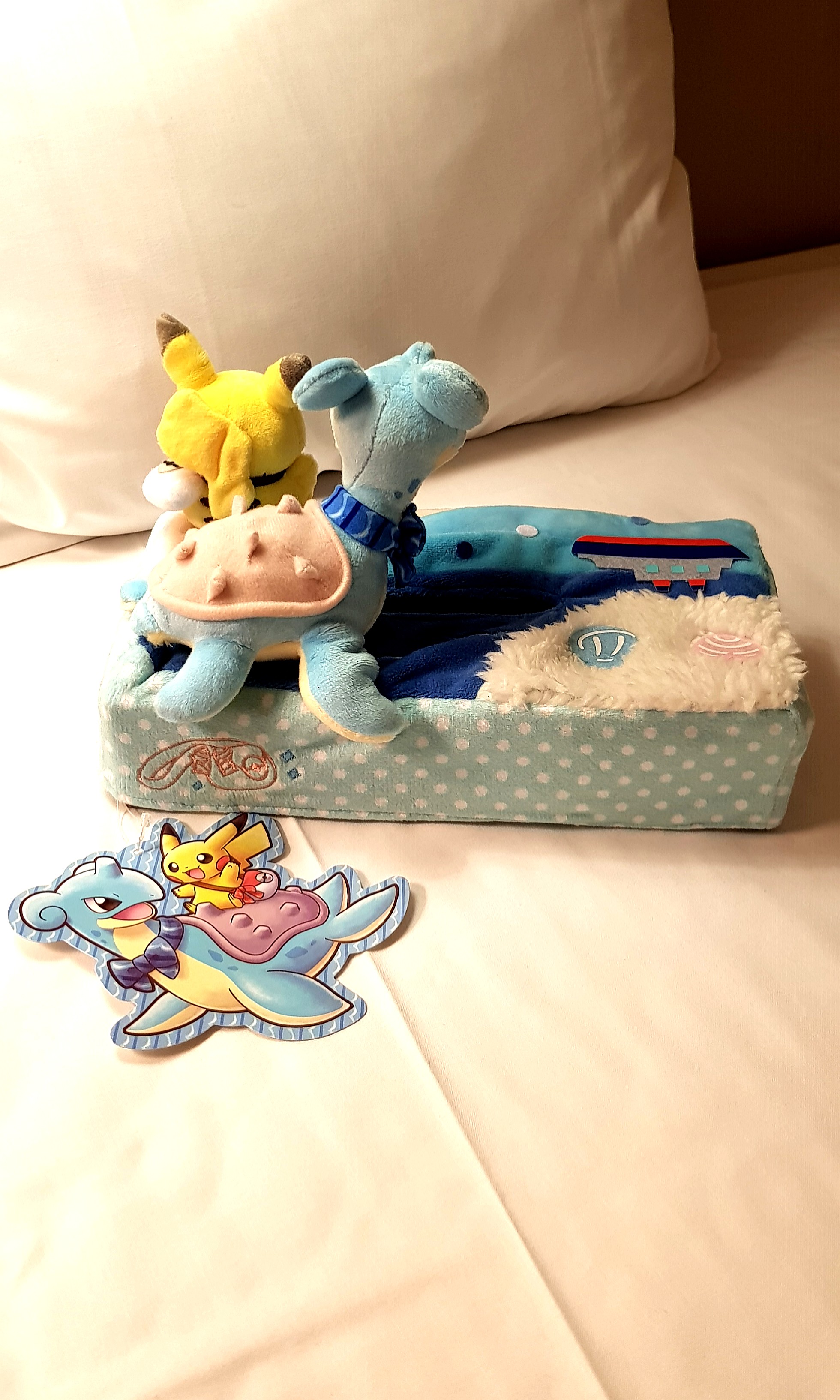 Pikachu Lapras limited edition tissue box pokemon, Furniture & Home ...