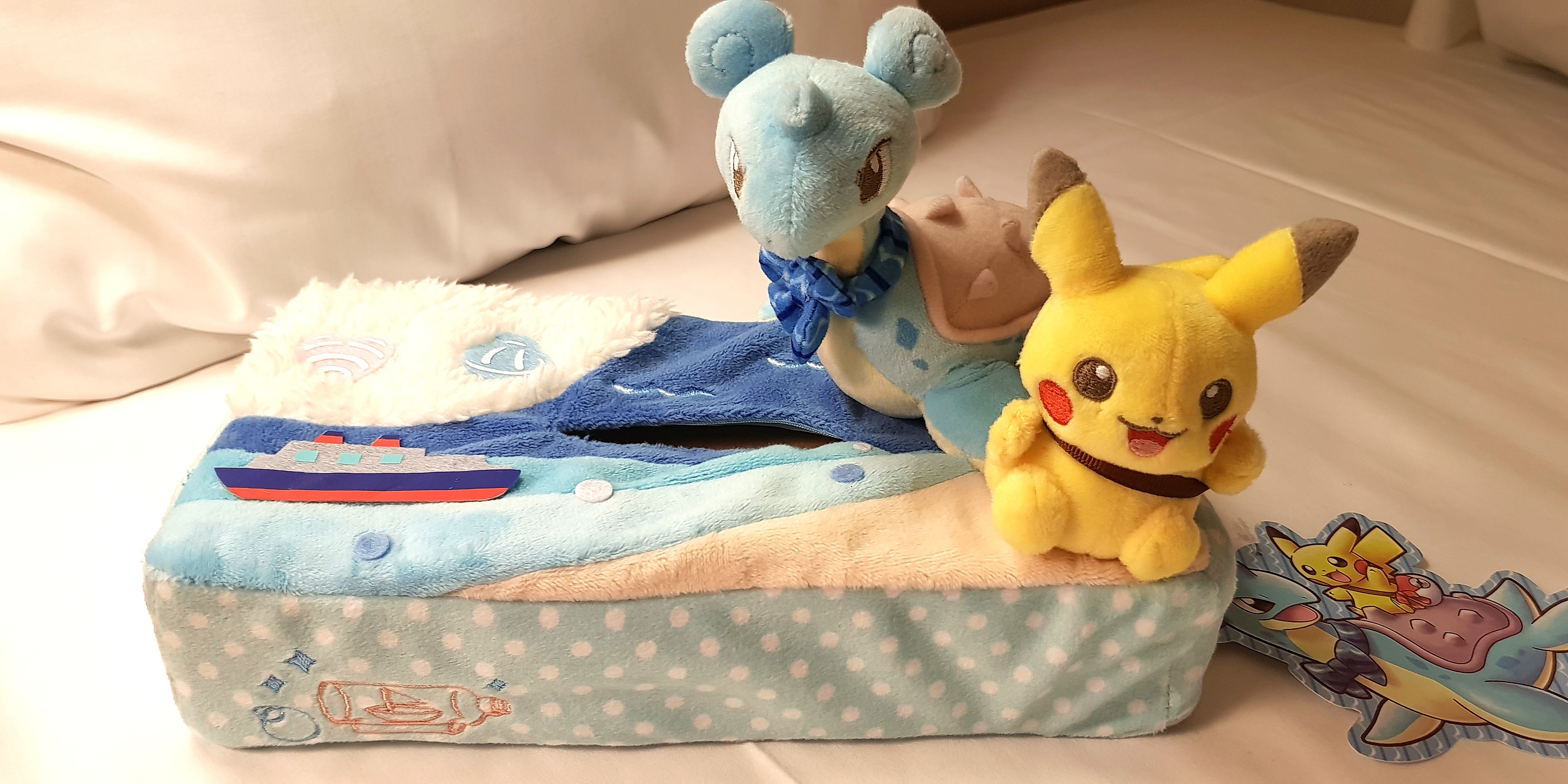 Pikachu Lapras limited edition tissue box pokemon, Furniture & Home ...